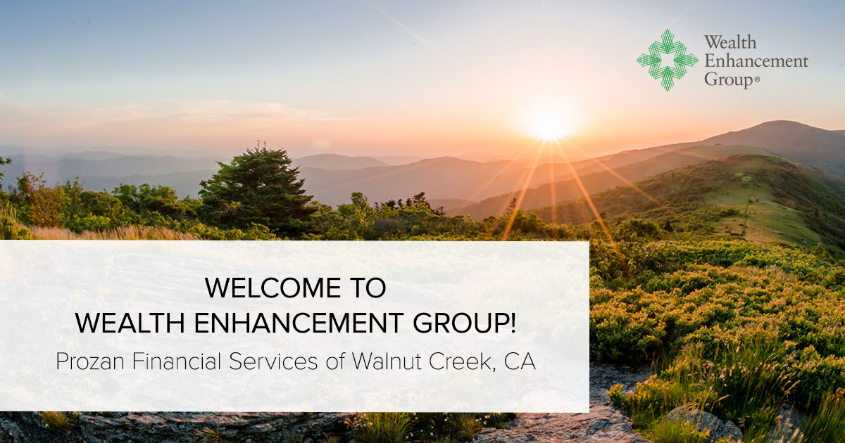 Wealth Enhancement Group Expands by Adding Prozan Financial Services, a ... Wealth Enhancement Group Expands by Adding Prozan Financial Services, a ...